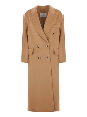 Max Mara Double-breasted Coat - Brown