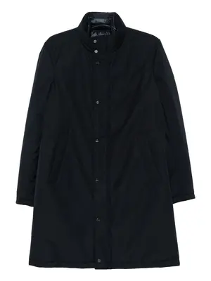 Herno Layered Coat - Blue
