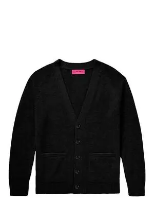 THE ELDER STATESMAN Cashmere Cardigan - Black