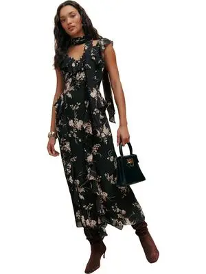 REFORMATION Silvana Dress - Black