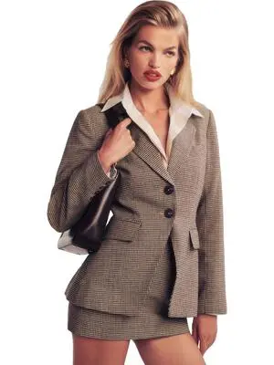 REFORMATION Reformation Bondi Blazer Brown
