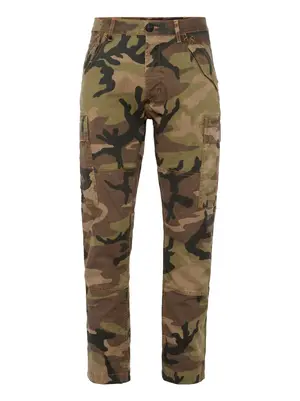 PHILIPP PLEIN Philipp Plein Camouflage Cargo Trousers
