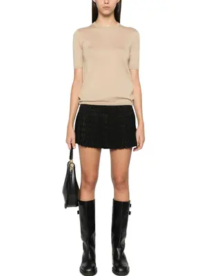 Max Mara Warren Knitted Top - Brown