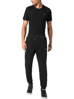 Philipp Plein Logo-patch Joggers - Black