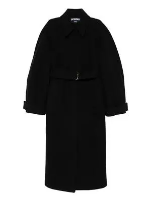 Jacquemus Le Manteau Bari Coat - Black