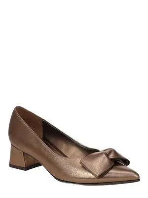 Naturalizer Naturalizer Mavis Bow Pumps Old Gold