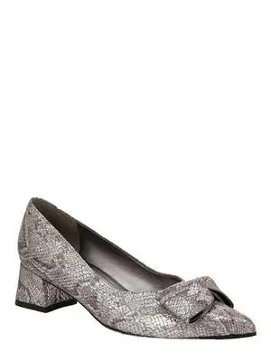 Naturalizer Naturalizer Mavis Bow Pumps Silver