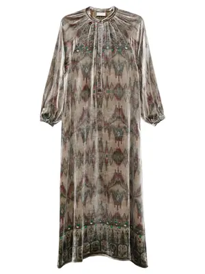 PIERRE-LOUIS MASCIA Kanpur Maxi Dress - Grey