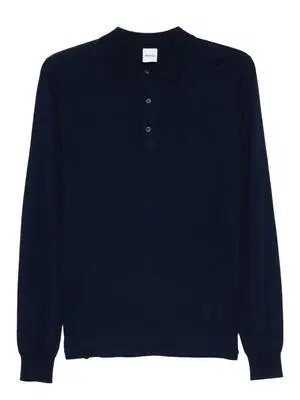 Aspesi Wool Polo Shirt - Blue
