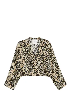 NANUSHKA Nanushka Cropped Long-Sleeve Shirt