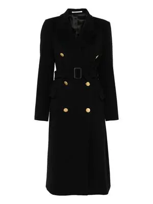 Tagliatore Felted Finish Double-breasted Coat - Black