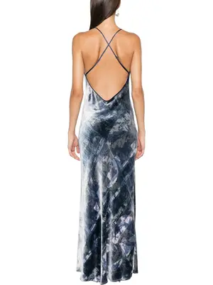 PIERRE-LOUIS MASCIA Kanpur Maxi Dress - Blue
