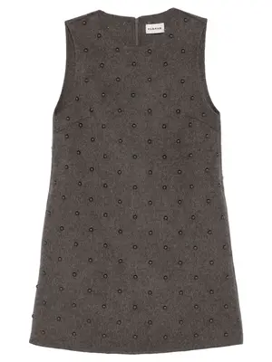 P.a.r.o.s.h Stud-embellished Dress - Grey