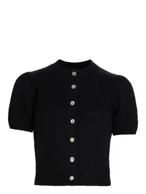 DÔEN Anisa Short-sleeve Cardigan Black