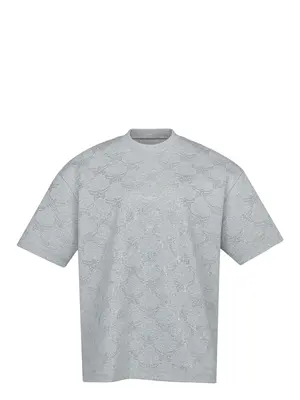 Mcm Crystal Monogram T-shirt - Melange Grey