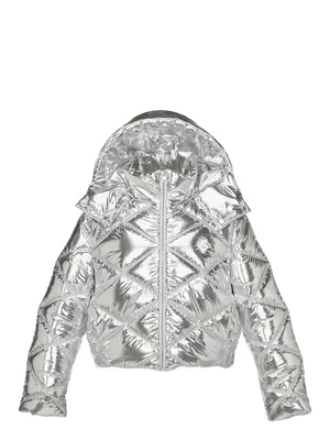 Mcm Après-ski Quilted Puffer Jacket - Silver