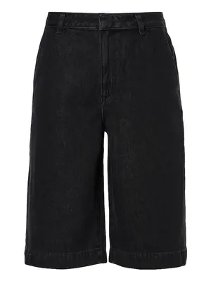 Vince Denim Bermuda Shorts - Black