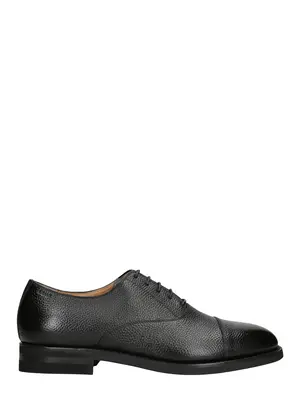 Bally Leather Derby Shoes - Black