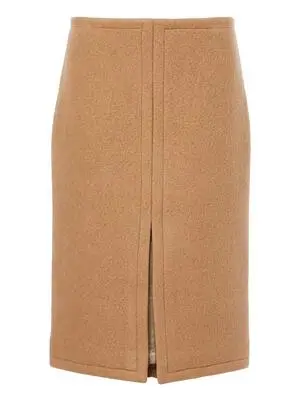 DRIES VAN NOTEN Dries Van Noten Wool Midi Skirt
