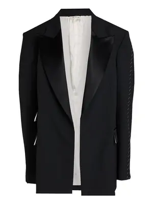 PETER DO Twill Blazer - Black
