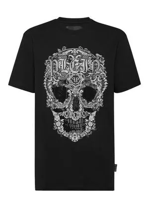 Philipp Plein Ss Baroque Skull T-shirt - Black