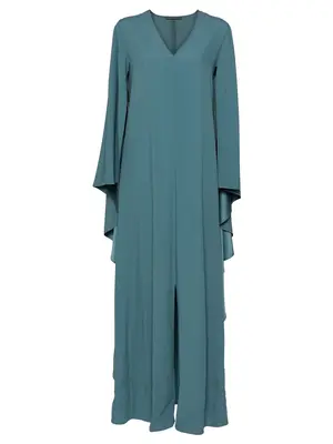 Alberta Ferretti Crepe Kaftan - Blue