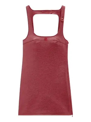 COURREGES Reedition Vinyl Mini Dress - Red