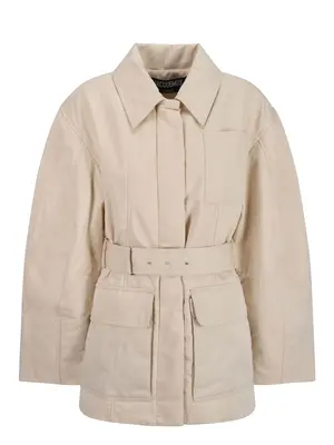 Jacquemus Le Blouson Bari Jacket - Neutrals