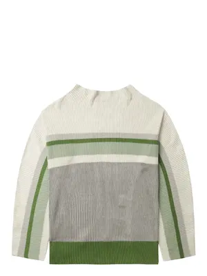 KIKO KOSTADINOV Stripe-detailing Jumper - Neutrals