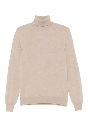 Malo Roll Neck Sweater - Neutrals