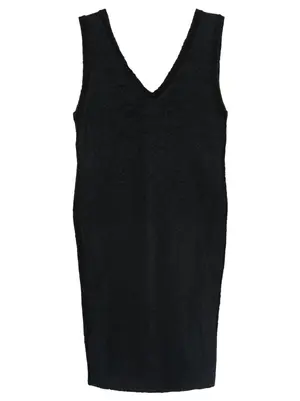 Our Legacy Ribbed Knit Mini Dress - Black