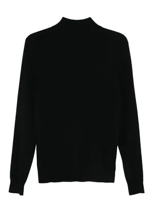 Eric Bompard High-neck Sweater - Black