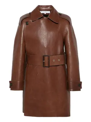 JW ANDERSON JW Anderson Leather Trench Coat
