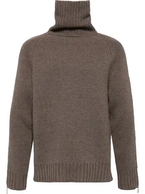 Helmut Lang Suitcase Turtleneck Jumper - Brown
