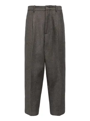 Helmut Lang Cropped Zoot Pants - Grey