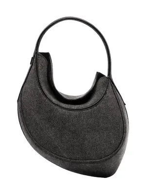 MUGLER Spiral Curve 02 Mini Bag - Grey