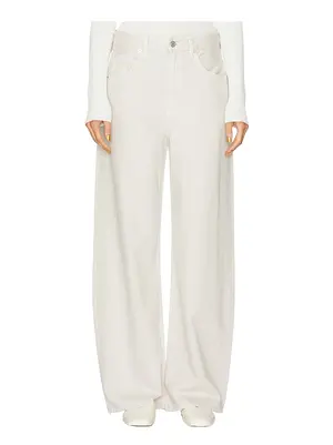 AGOLDE Low Curve Wide Leg Jeans - Soft Focus