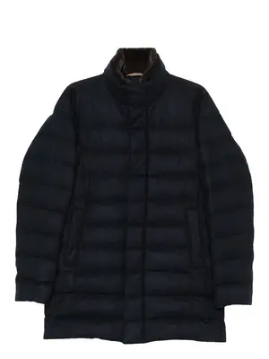 Herno Quilted Coat - Blue