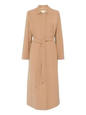 Herno Belted Trench Coat - Neutrals