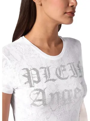 Philipp Plein Snakeskin-print T-shirt - White