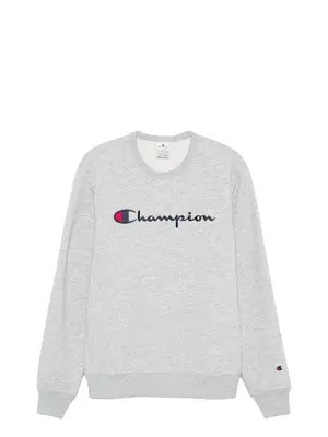 Champion Logo-embroidered Sweatshirt - Grey