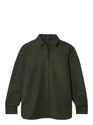 Theory Wool Shirt - Green
