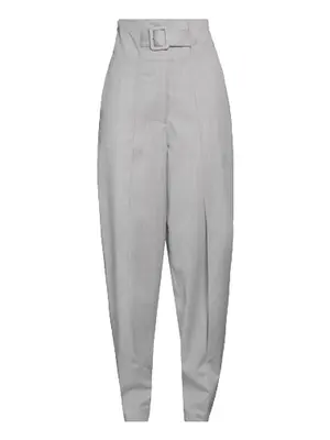 Fabiana Filippi Virgin Wool Tapered Pants - Grey