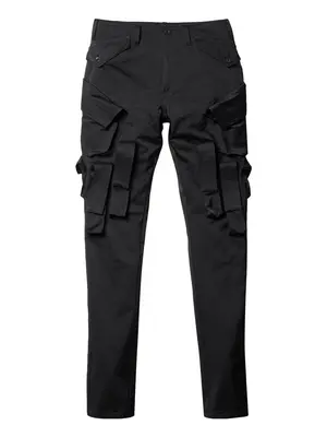 JULIUS Gasmask Cargo Trousers - Black