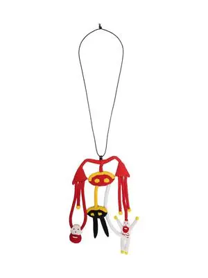 WALTER VAN BEIRENDONCK Cosmic Dance Jewel Necklace - Red