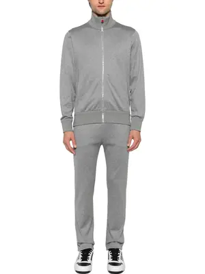 Kiton Logo-embroidered Tracksuit - Grey