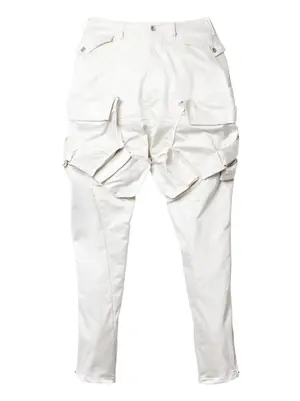 JULIUS Julius Gasmask Cargo Trousers Off White