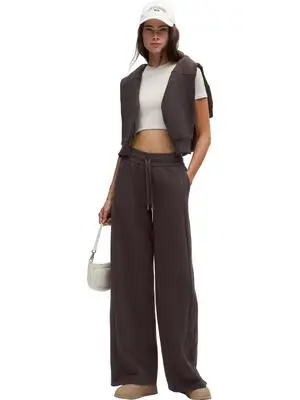 Lululemon Scuba Mid-Rise Wide-Leg Pant Sequoia