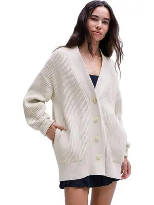 Lululemon Knit Button-front Cardigan - Bone