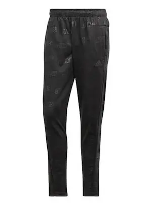 Adidas Embossed Polar Fleece Tapered Pants - Black